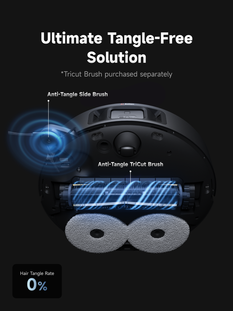 Dreame X40 Ultra Robot Vacuum + TriCut Brush Gift (Limited Offer)